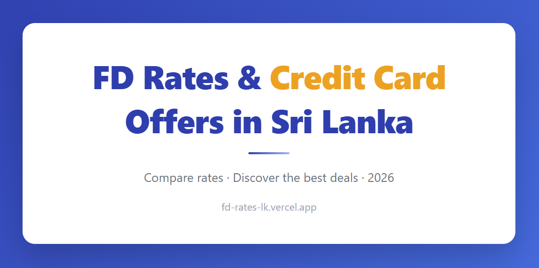 Withholding Tax on FD Interest Sri Lanka 2026: Complete Guide | FD ...
